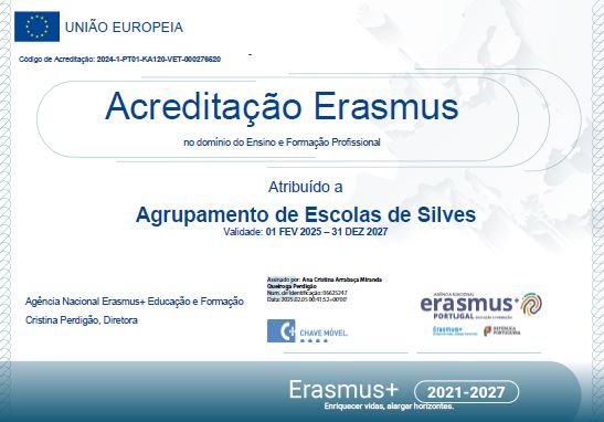 Projetos – Erasmus + – AES – WebSite
